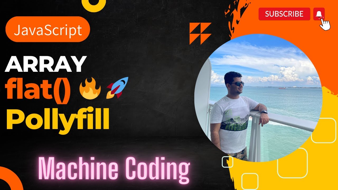 Implement Array.prototype.flat() | Array flat polyfill | JavaScript Machine Coding
