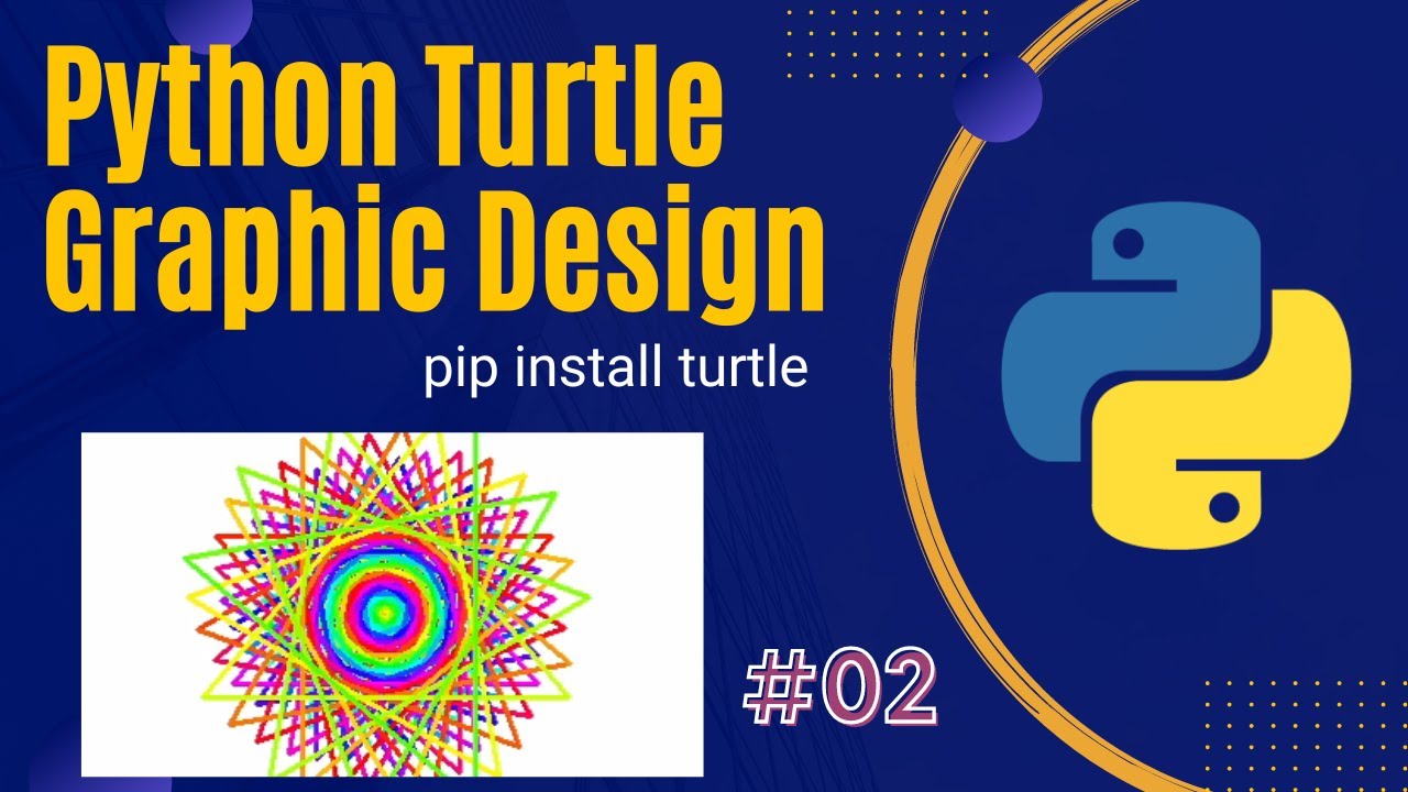 How to Design a Beautiful Graphics Animation with Python #02 | Python turtle Graphic |