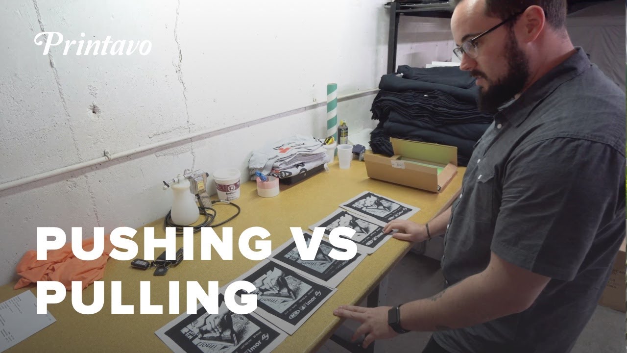 Push vs. Pull in Screen Printing: Why It Matters
