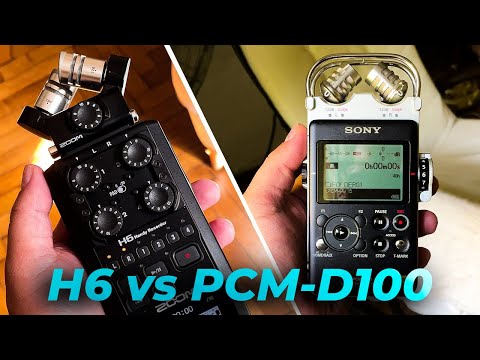 Which? Zoom H6 or the Sony PCM D100?