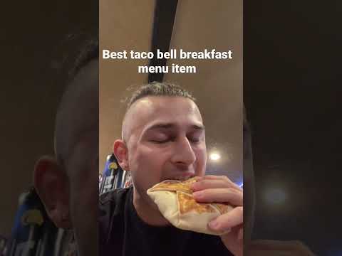 Best taco bell breakfast menu item #shorts #youtubeshorts #tacobell #tacobellbreakfest