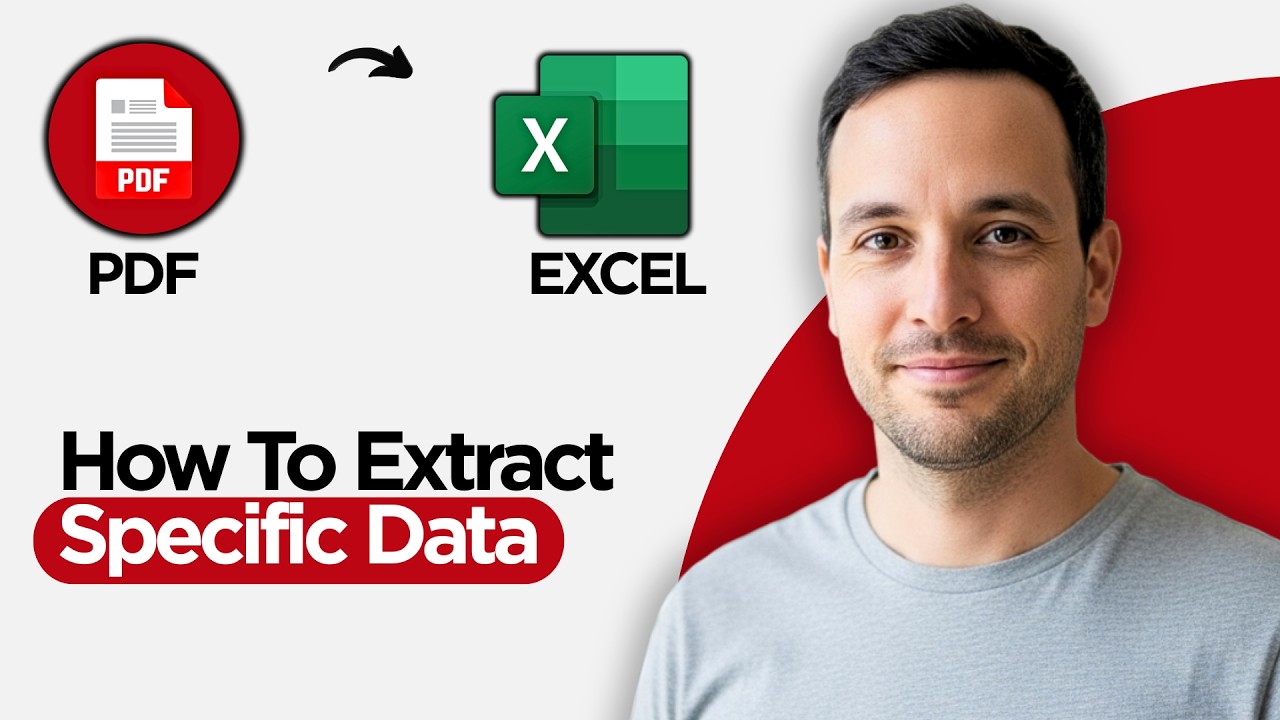 How to Extract Specific Data from PDF to Excel (2026 Step by Step Guide)