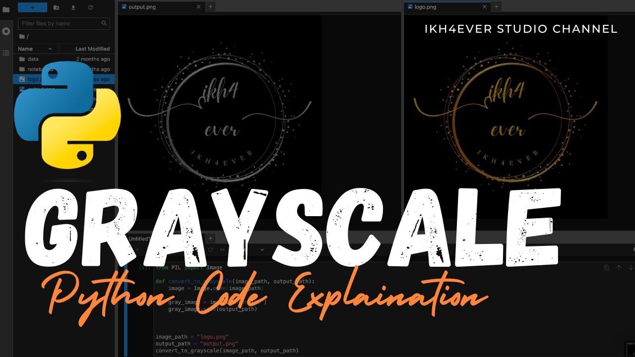 Convert Image to Grayscale using Python - Explain Code Step by Step 2023