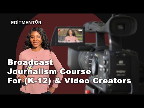 EditMentor Broadcast Journalism Course Trailer