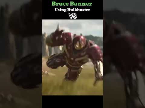 Bruce Banner vs Tony Stark using the Hulkbuster #marvel #hulkbuster #mcu