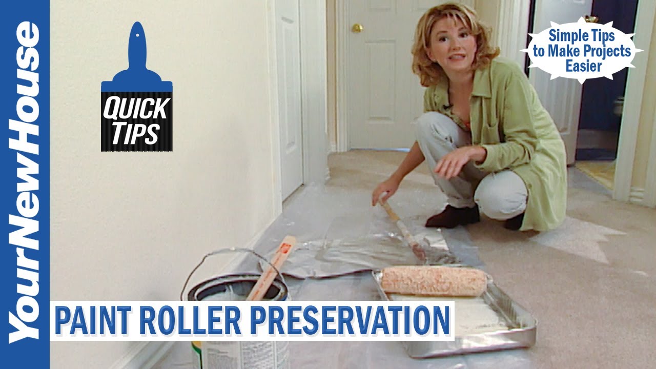 Preserving and Using Paint Rollers - Quick Tips