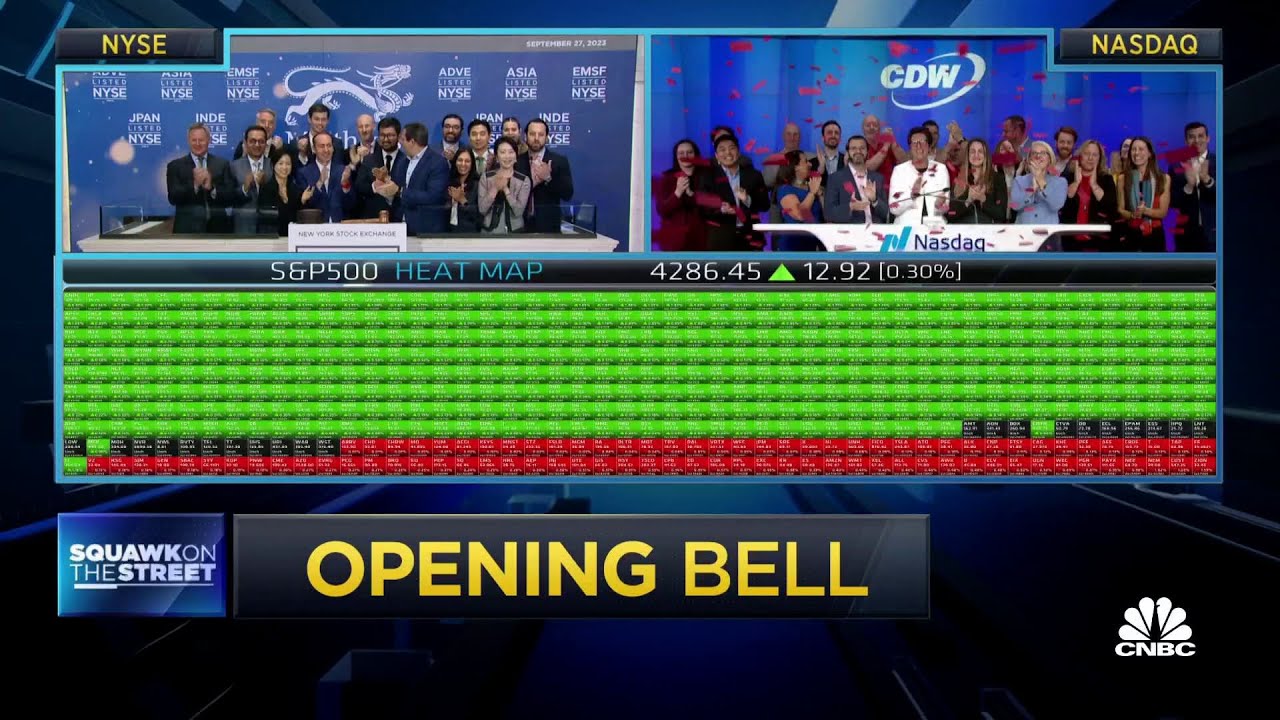 Opening Bell: September 27, 2023