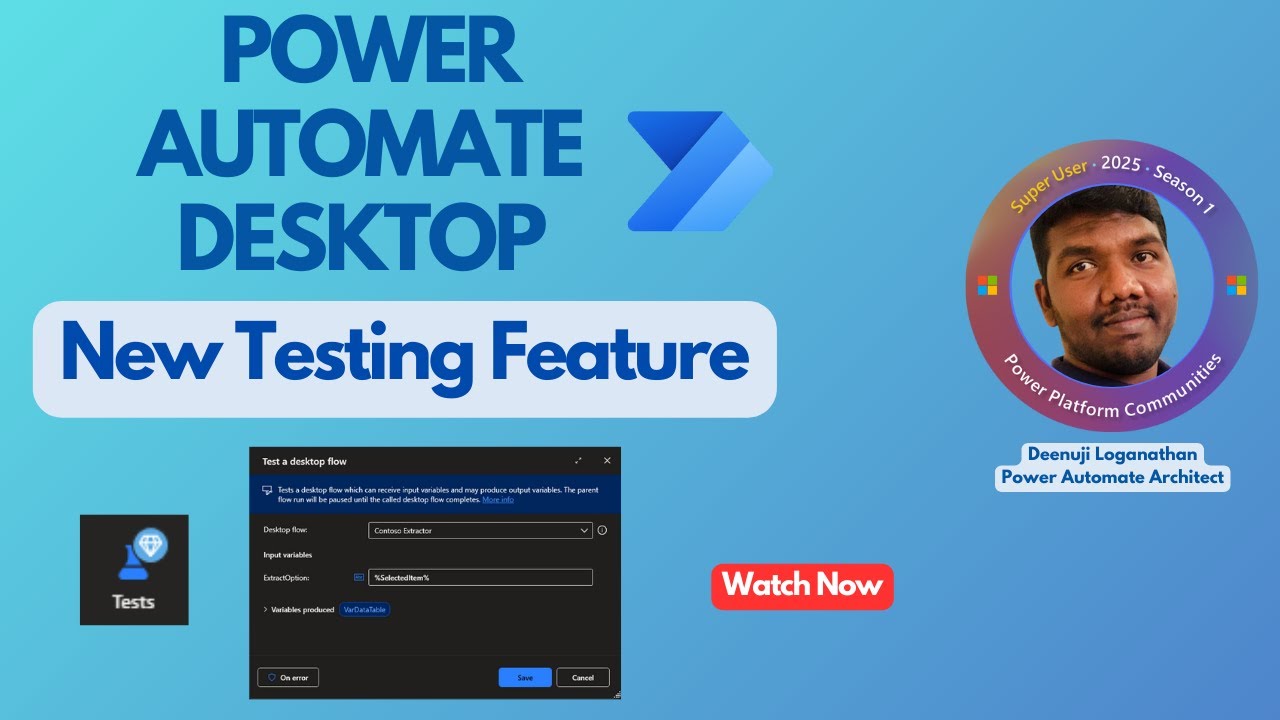 Power Automate Desktop: A Comprehensive Overview of Testing a...