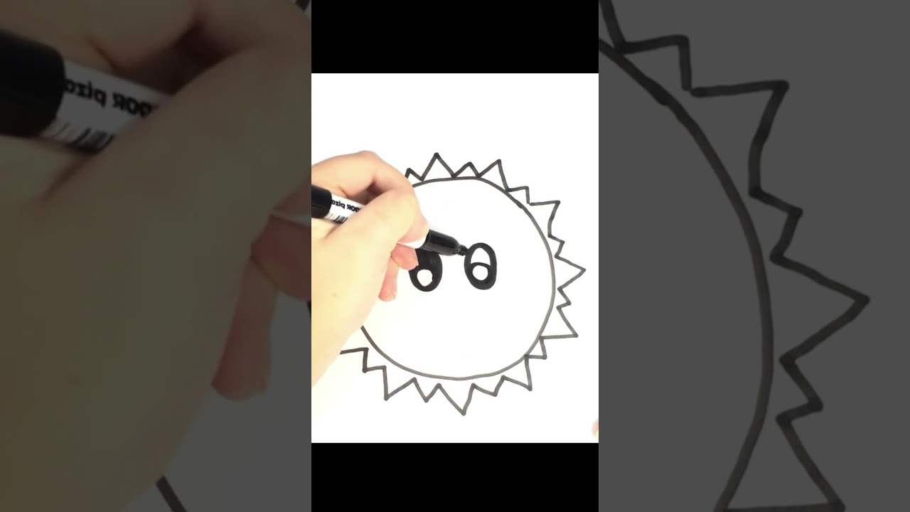 Como Dibujar el Sol Facil 🌞 Dibujos para Niños Paso a Paso #dibujosfaciles