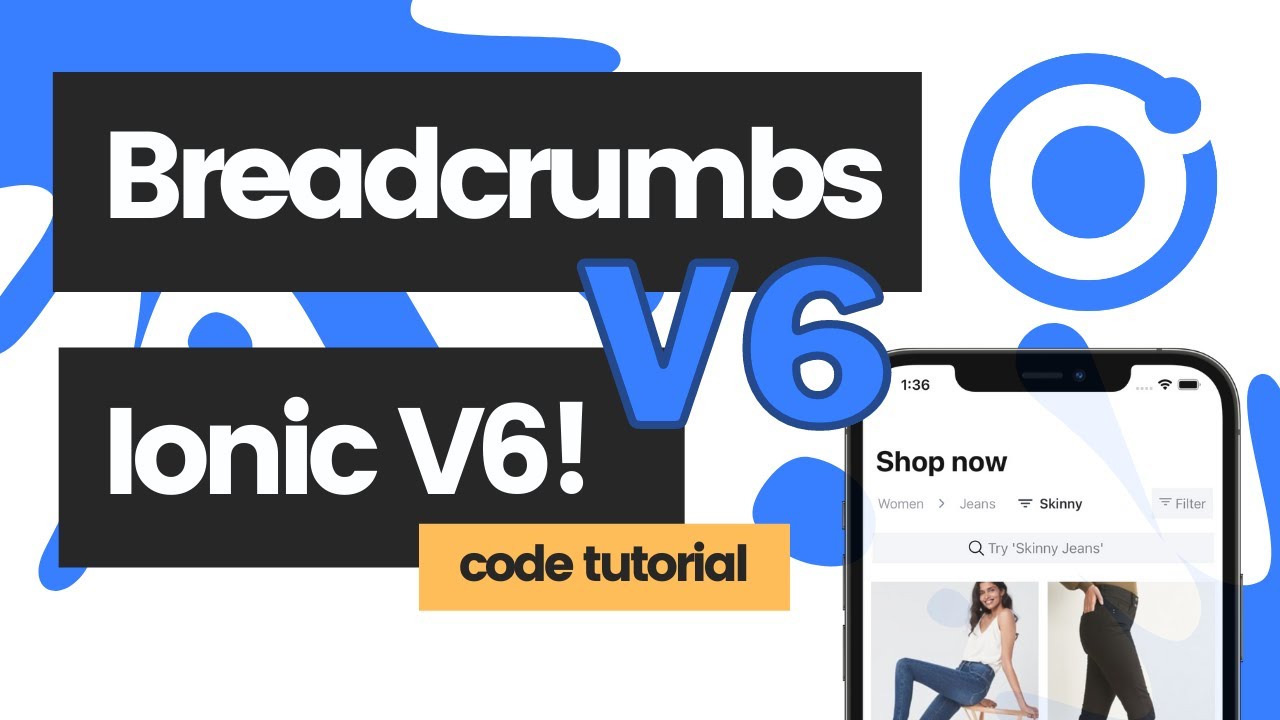 How to use the Ionic 6 Breadcrumbs Component with React (Ionic Framework)