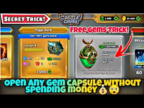 Castle crush- Gem Capsule Pro tips🔥 100% Effective 💥