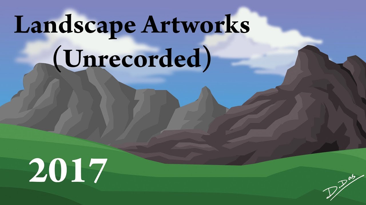 My Vector Landscape Drawings 2017 (Unrecorded)