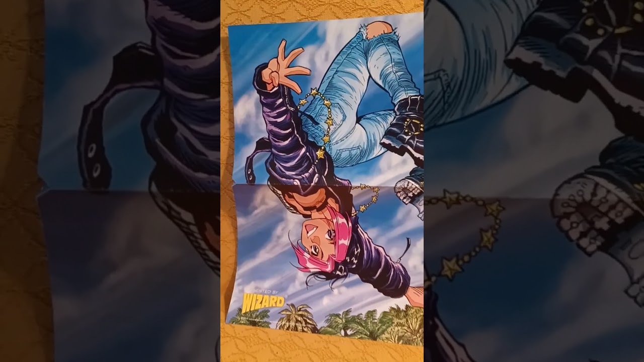 Wizard Poster Roxy from Gen 13 Wildstorm & Image Comics #roxy #gen13 #wizard #image #wildstorm