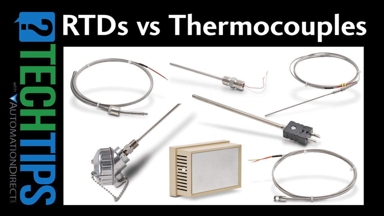 RTD vs Thermocouple: Temperature Sensors from AutomationDirect