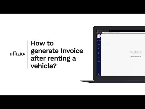 How to generate Invoice after renting a vehicle ?