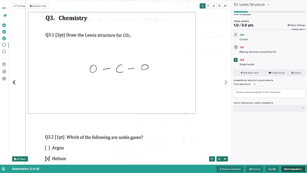 Grading a Simple Question