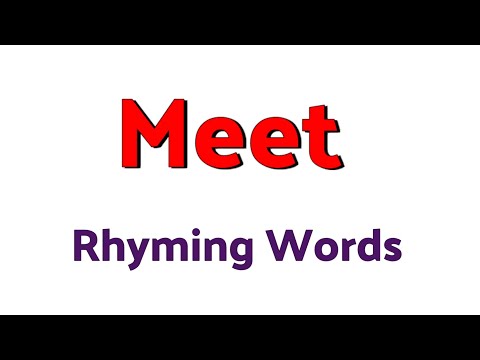 meet rhyming words । Rhyming words of meet । meet ka rhyming word । Rhyming words