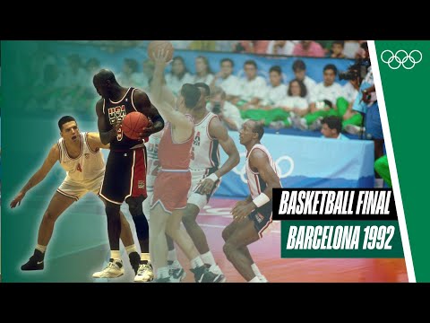 Dominant & Unforgettable 🏀🇺🇸 USA’s Dream Team Conquers Croatia | Barcelona 1992 Finals
