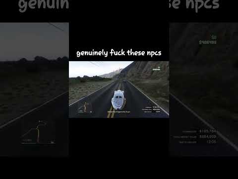 GTA 5 NPCs back on their bullshit 🤦♂️ #gta5 #shorts #gtaonline