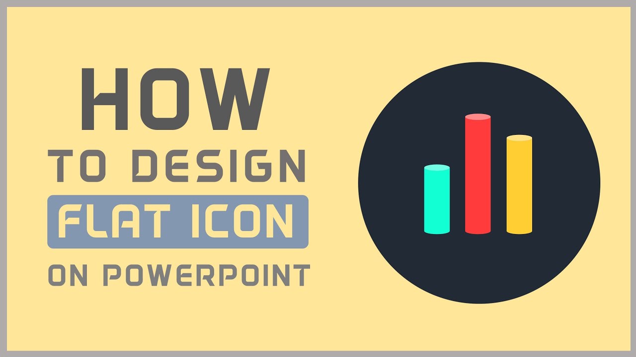 📊 How to design a simple flat icon in just 1 minute!