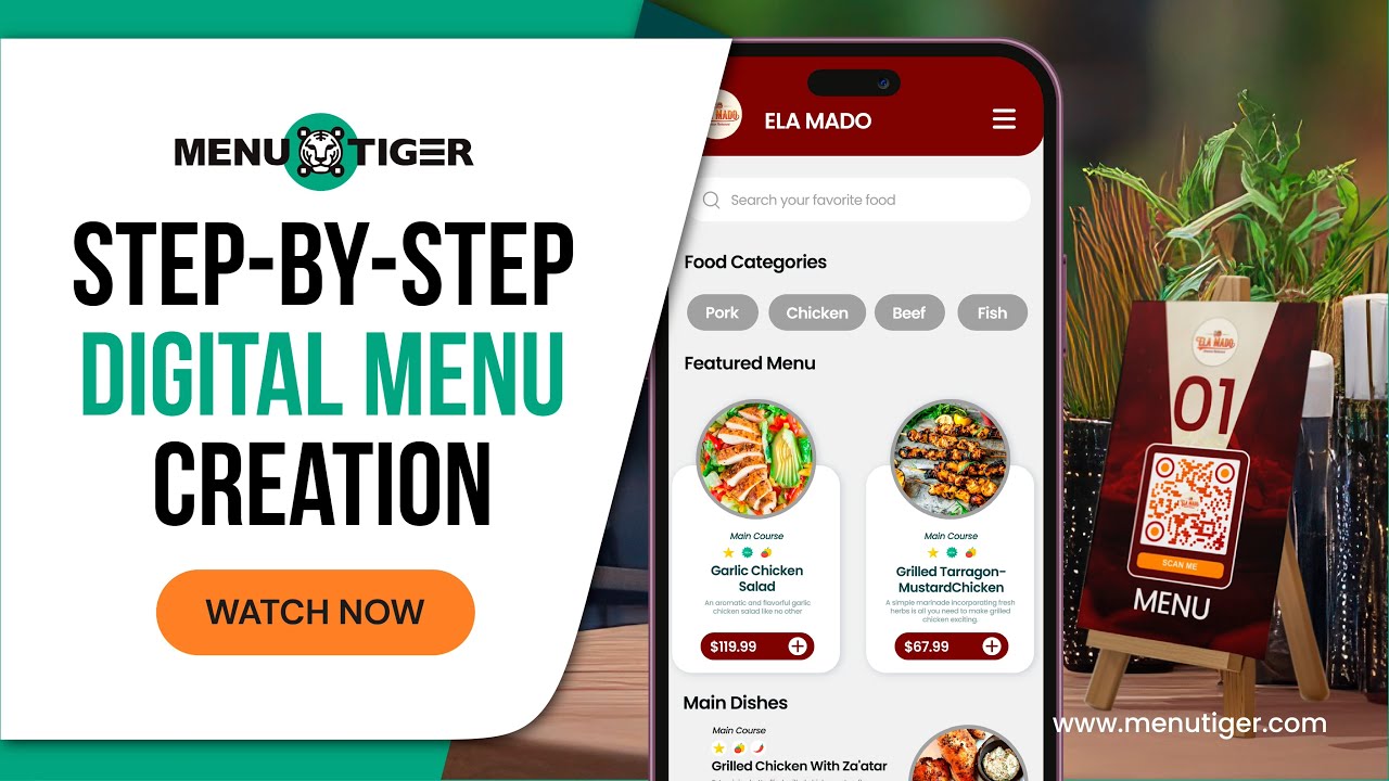 How to Create a Restaurant Menu with MENU TIGER