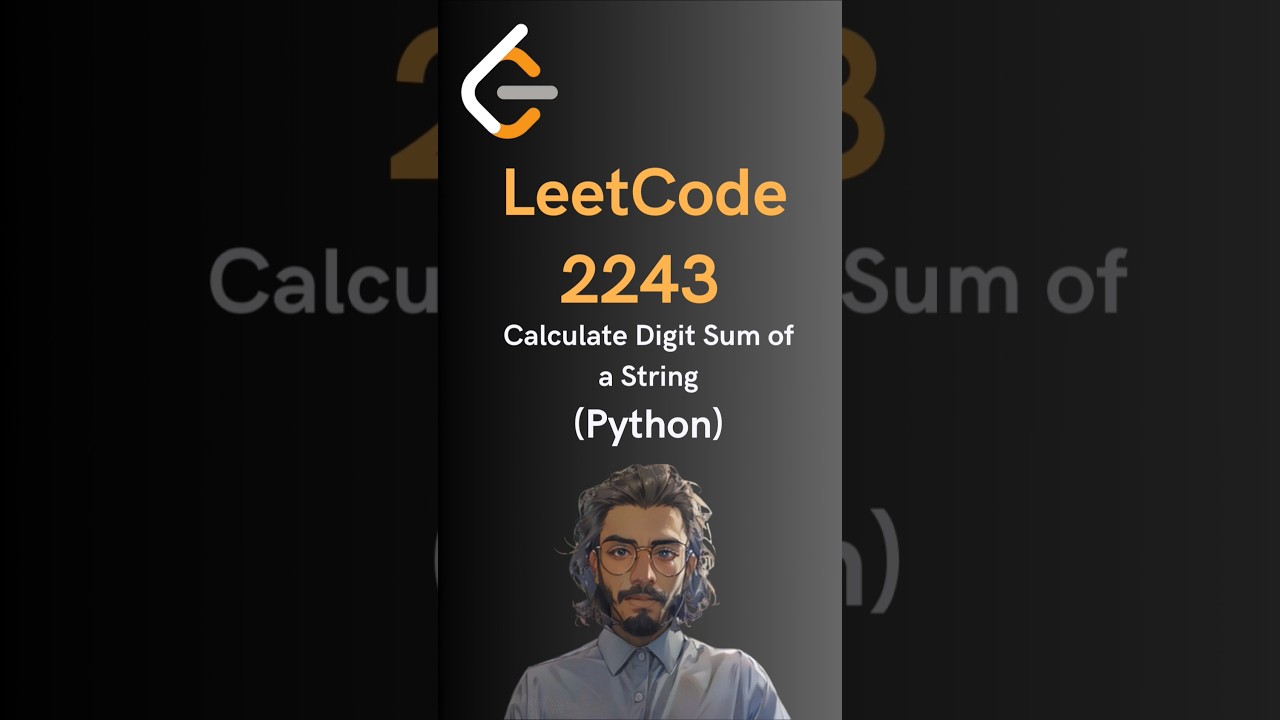 LeetCode#2243 Calculate Digit Sum of a String - Python