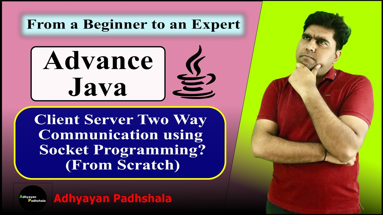 Lecture- 1.4 Client Server Two Way Communication using Socket Programming | Complete Advance Java