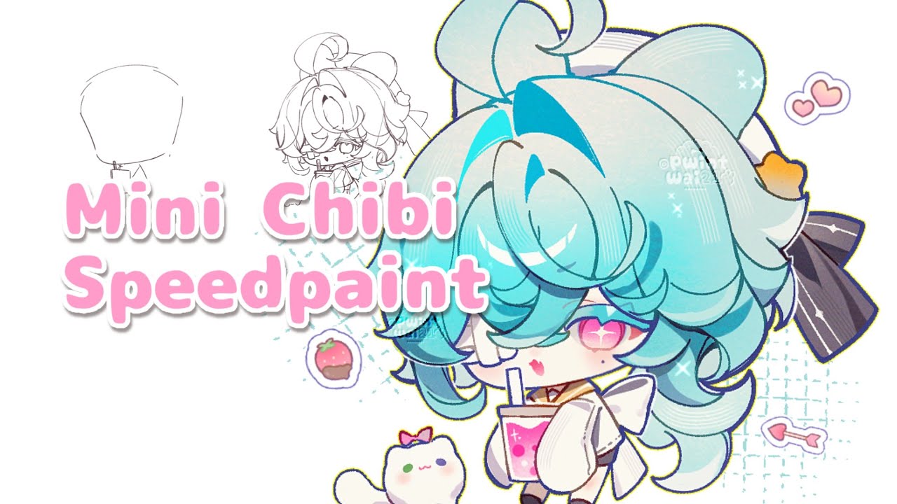Drawing a Mini Chibi | SpeedPaint [IbisPaintX]