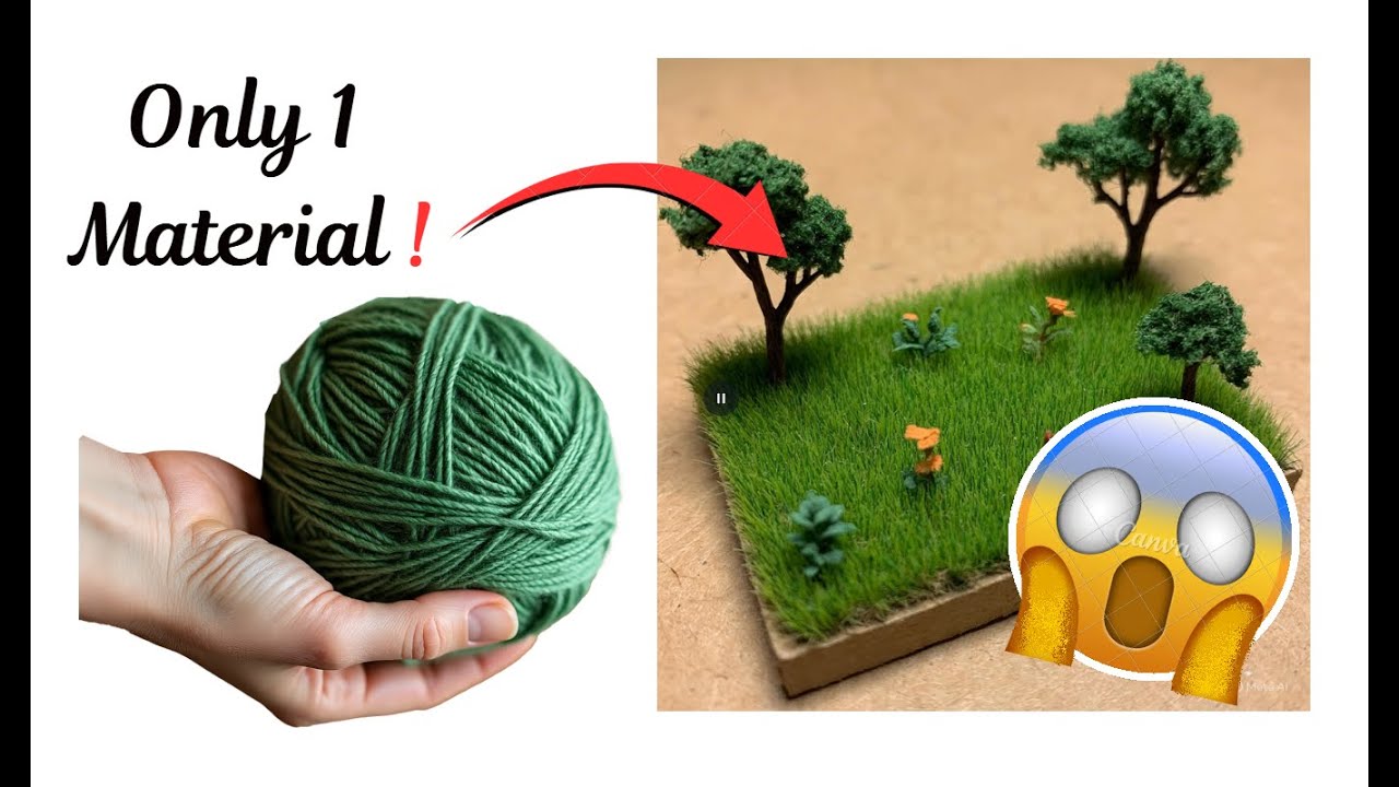 How to make artificial grass using only 1 material, artificial grass for school projects & 3d models