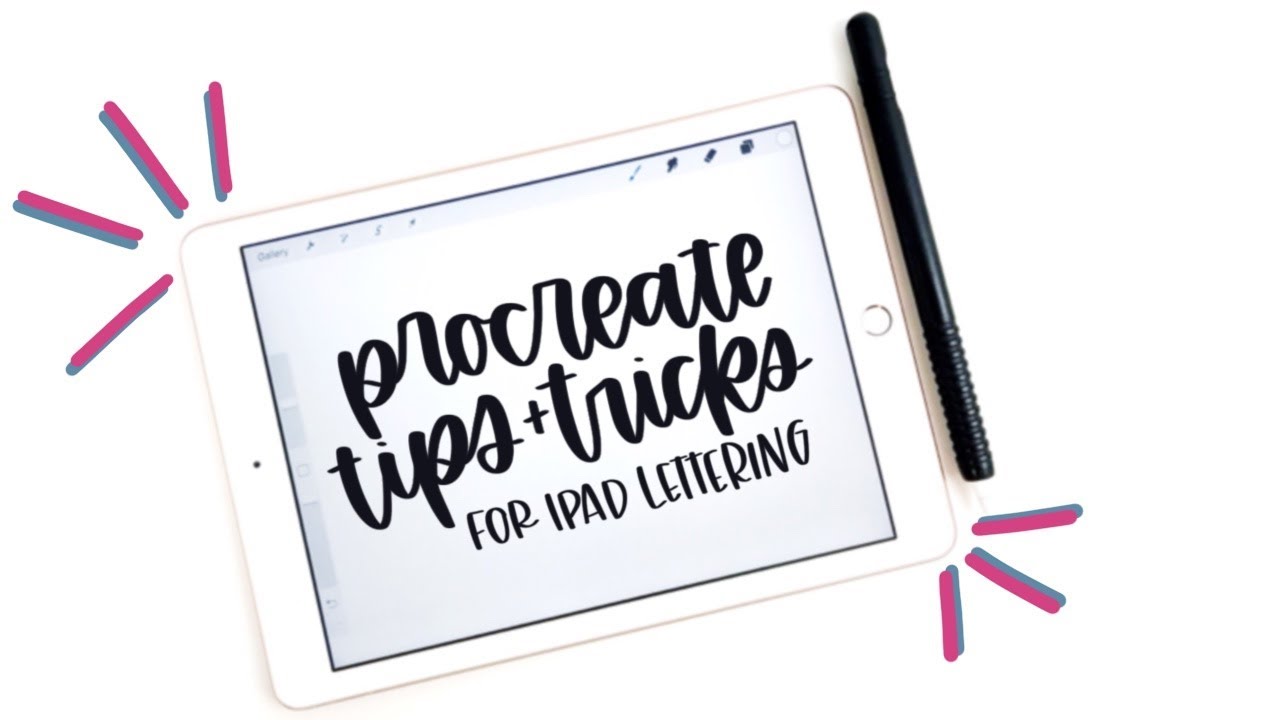 iPad Lettering for Beginners Procreate Tips + Tricks | How to Handletter