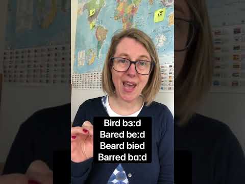 Pronounce BIRD, BARED, BEARD, BARRED in British English #britishaccent #pronunciation #english