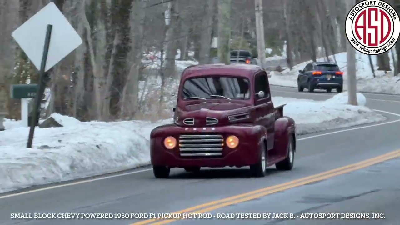 Small Block Chevy Powered 1950 Ford F1 Hotrod - Road Tested by Jack B. - Autosport Designs, Inc. 