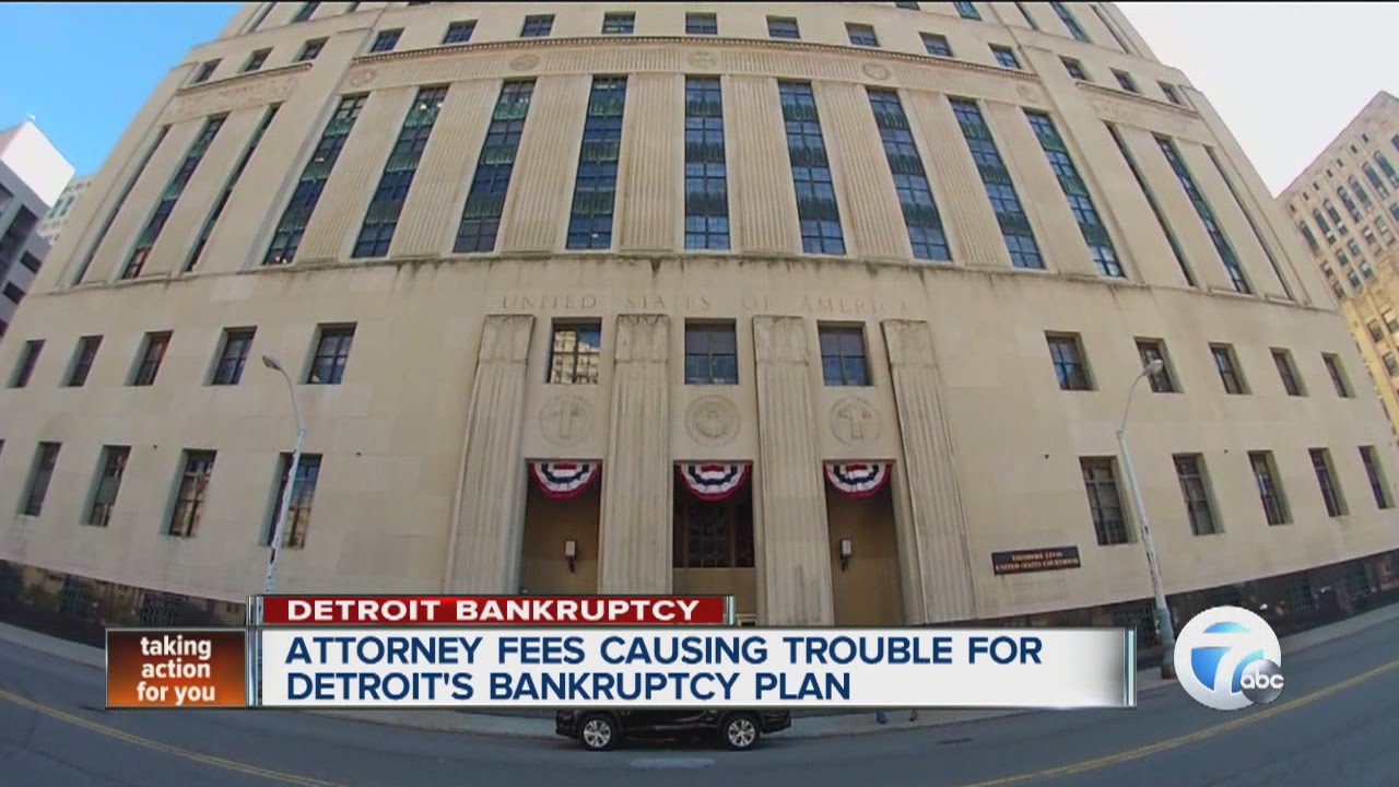 Attorney fees causing trouble for Detroit's bankruptcy plan