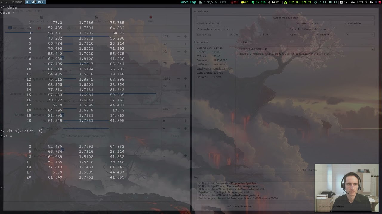 Octave Tutorial 3: Data and Array Manipulation