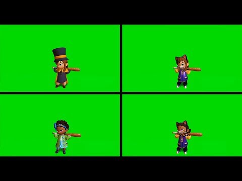 Steam Community :: Video :: [AHiT] Hat Kid + Bow Kid Bat Taunt Green ...
