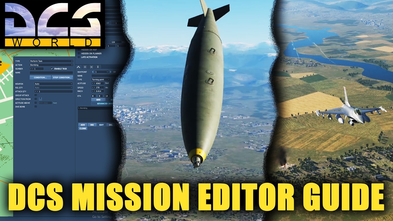 DCS World AI Bombing Tutorial | Easy Setup Guide