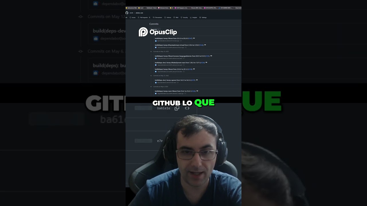 GitHub: Protege Tu Código con Dependabot y Flujos #shorts #programming #editordecódigo #programacion