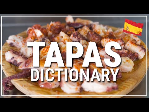 ✳️  Spanish TAPAS dictionary 🇪🇸 #157