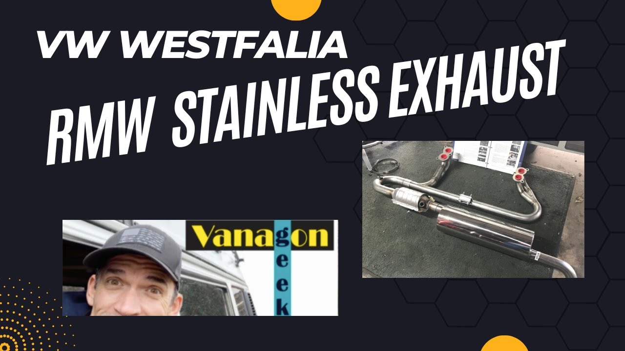 Vanagon exhaust using Rocky Mountain Westy system