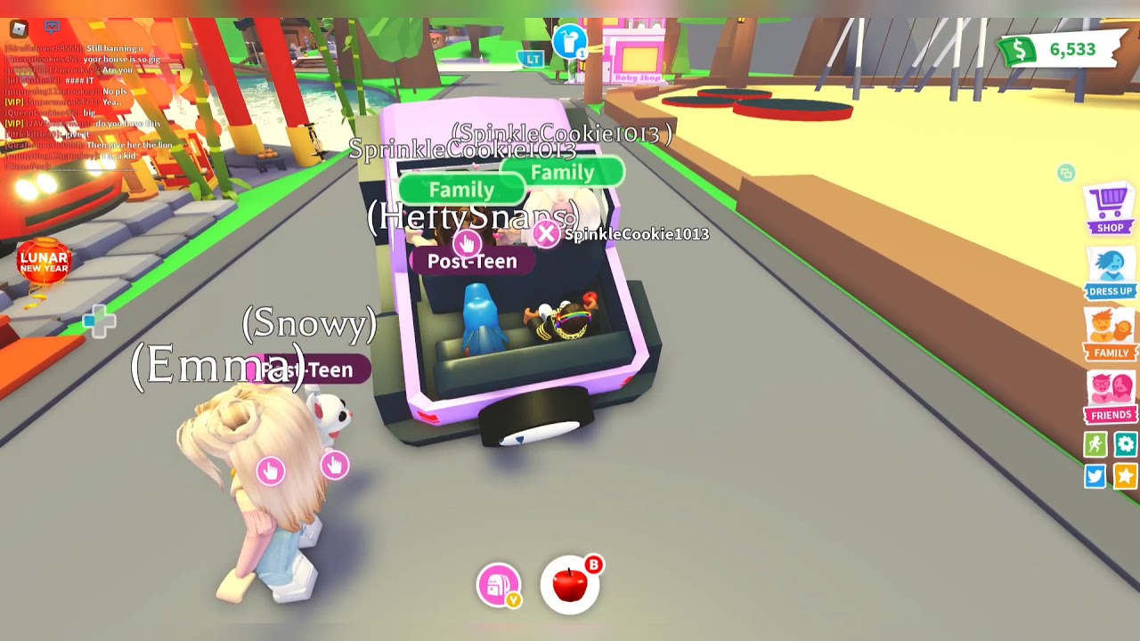 Roblox Adopt Me | Family Gaming, Mom, Dad,  | We watch @MeganPlays @leahashe @Cookieswirlc |