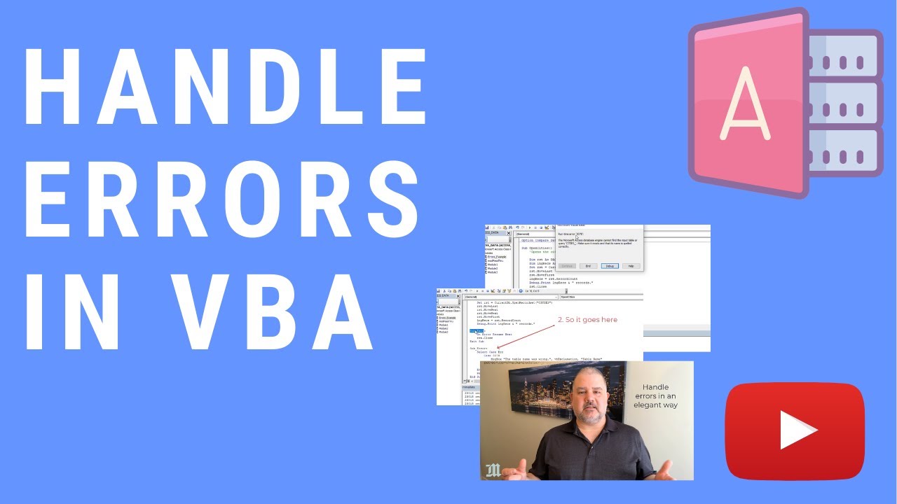How to Handle VBA Errors in MS Access