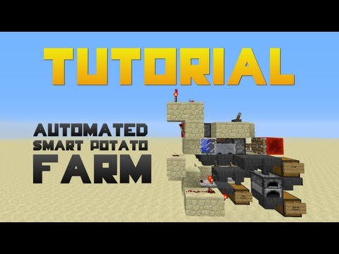Automated Smart Potato Farm Minecraft Project