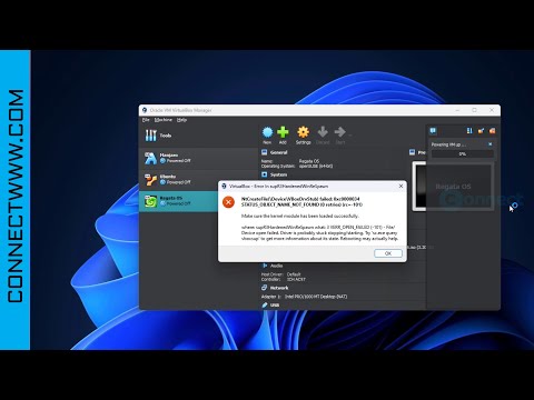 Solve NtCreateFile(\Device\VBoxDrvStub) failed:0xc0000034 STATUS_OBJECT_NAME_NOT_FOUND Error Problem