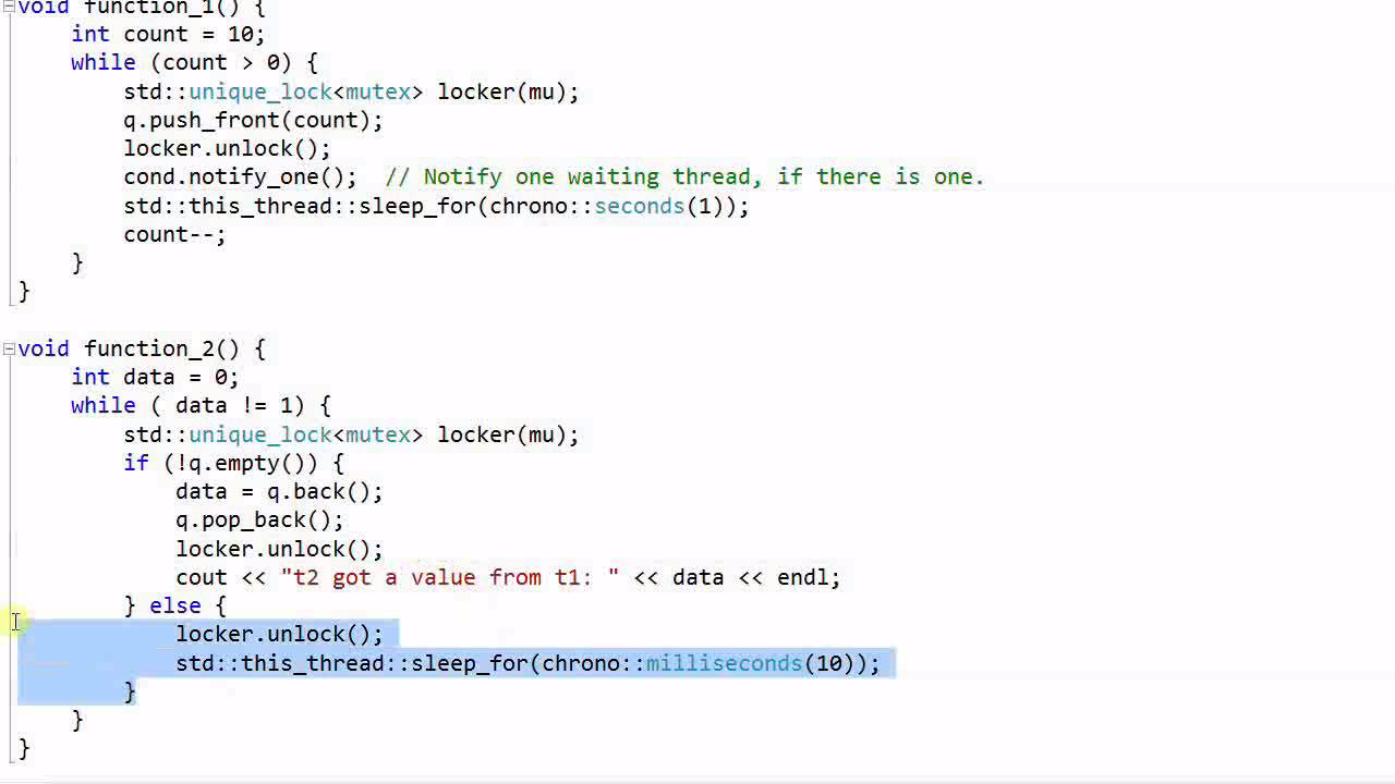 C++ Threading #6: Condition Variable