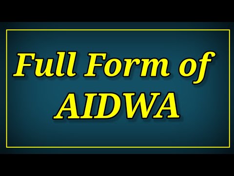 Full Form of AIDWA | AIDWA KA FULL FORM | What does AIDWA Stand for?