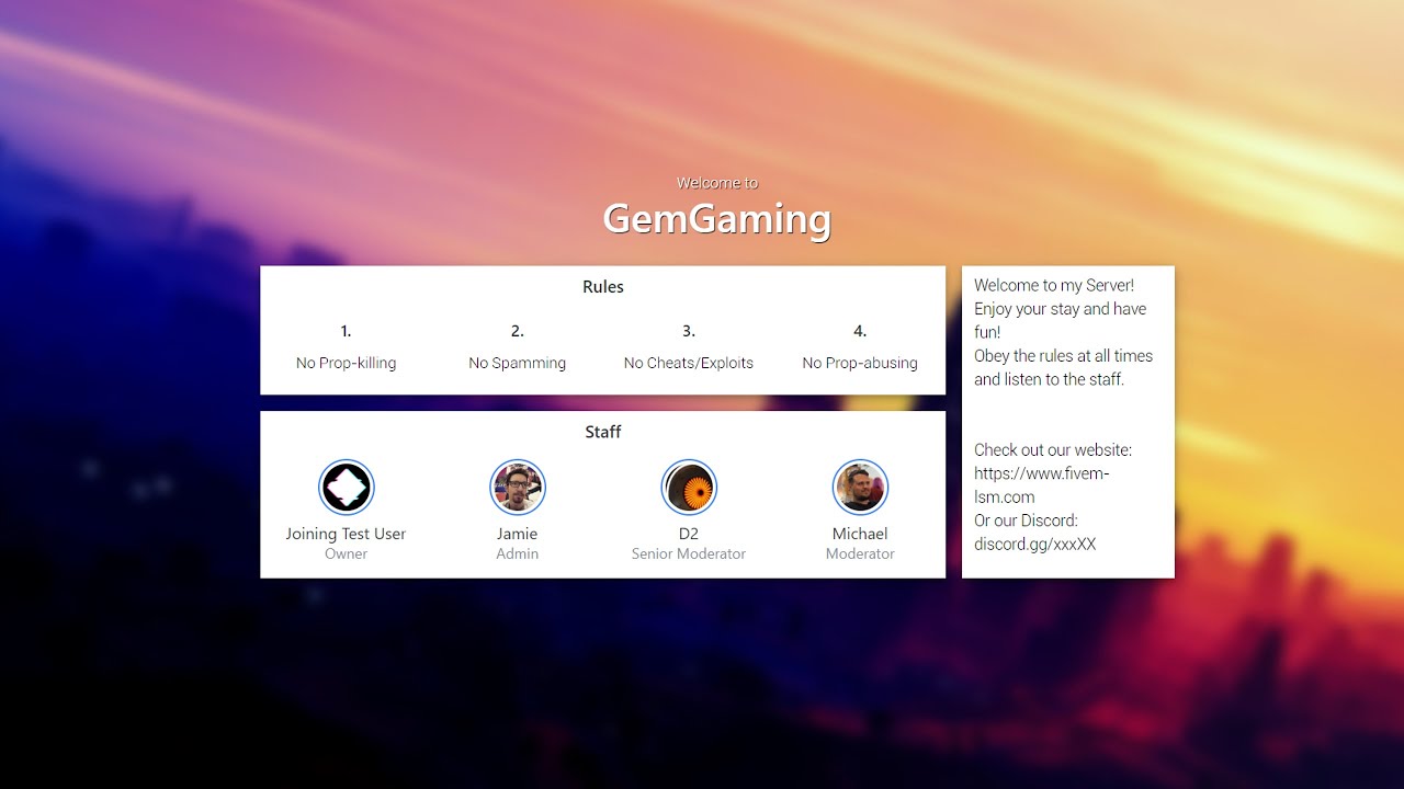 FiveM Loading Screen Maker FREE - Tutorial - FiveM Loading Screen (fivem-lsm.com)