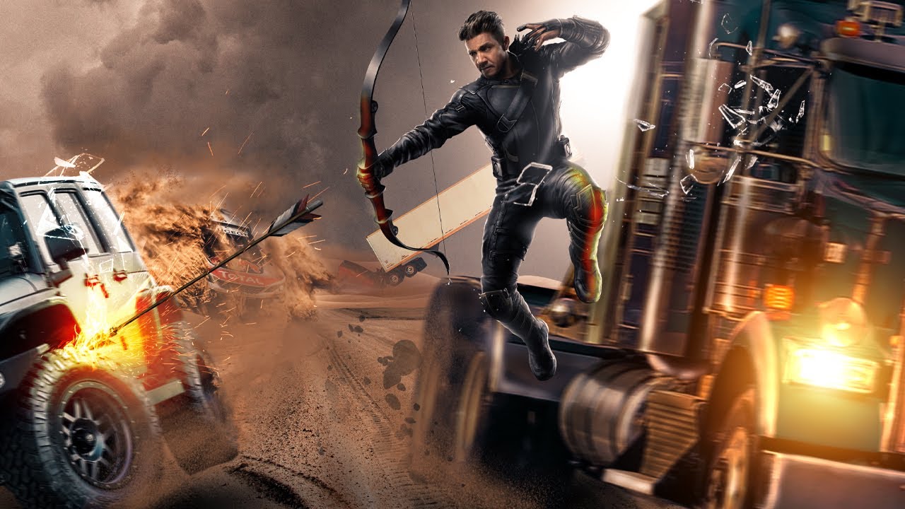 Hawkeye Series Poster In Photoshop Manipulation Tutorial | Free Stock Link