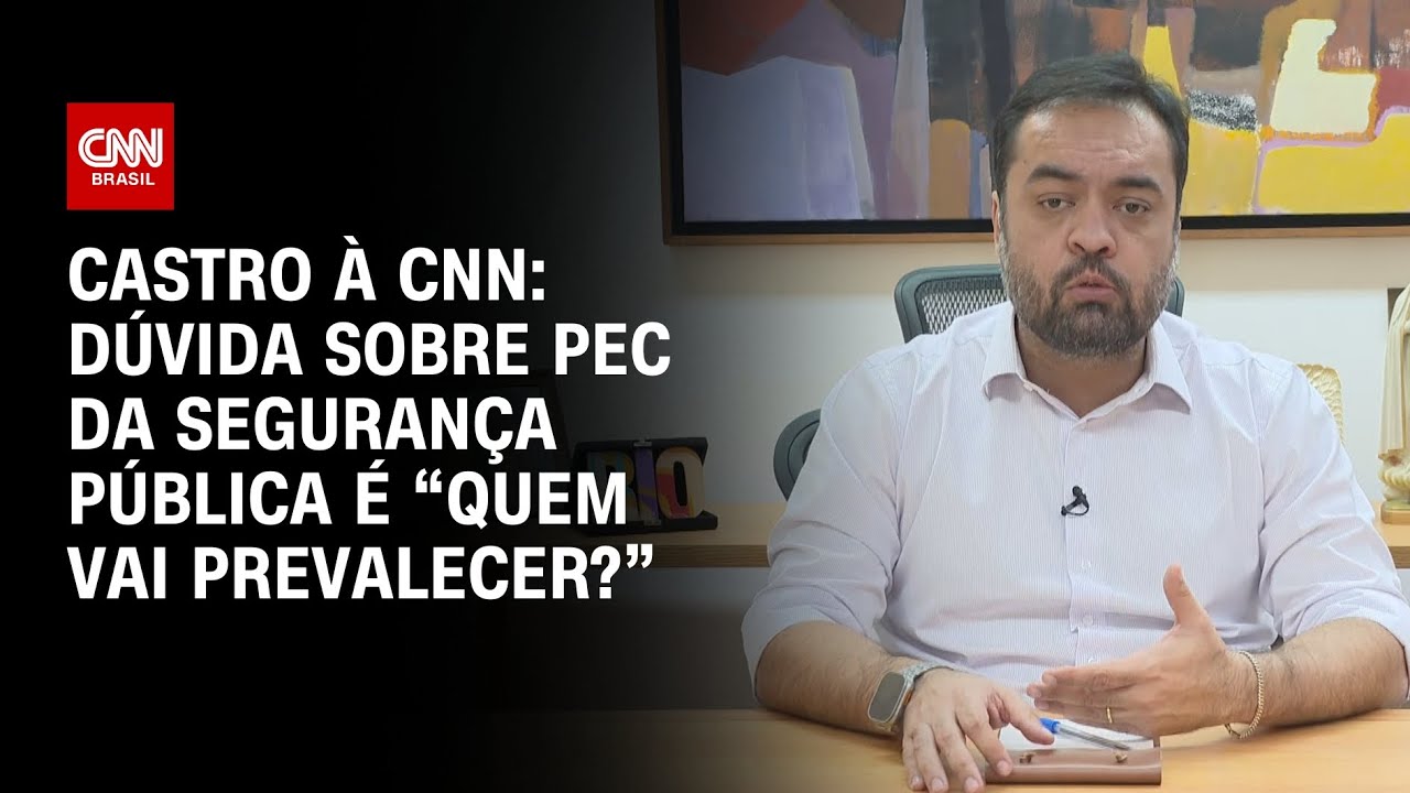 À CNN, Cláudio Castro diz que, após reunião com Lula, PEC da Segurança ...