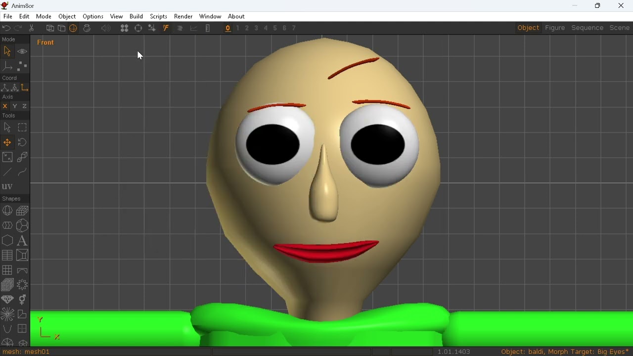 baldi model remake footage 2