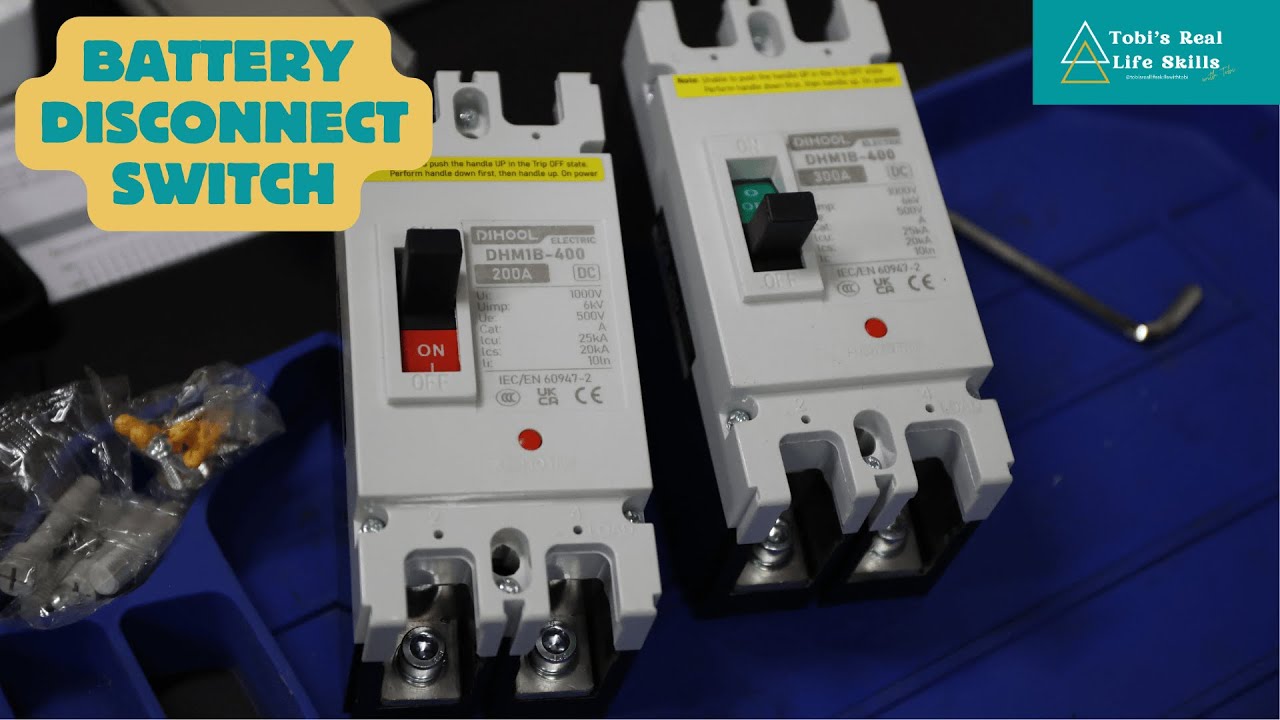 DIHOOL 300A DC Disconnect– Battery Disconnect Switch